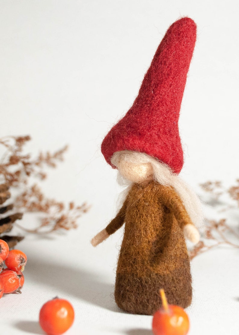 Needle Felted Waldorf Autumn Fairy Elf Rainbow Waldorf - Etsy