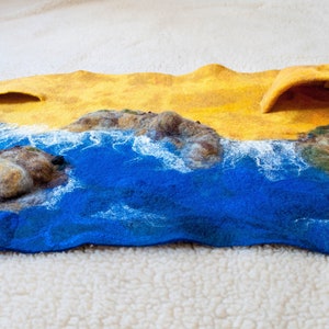 Felt Play Mat - Sea and Beach Felt Playscape, Wool , Waldorf Toys ...