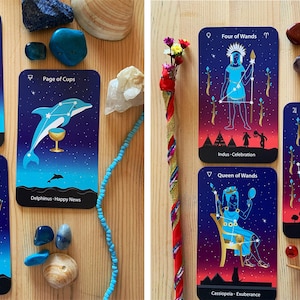 Starbrights Tarot: 82 Cards Constellations Tarot Deck Stars Myths + Moon Phase and Astrology ...