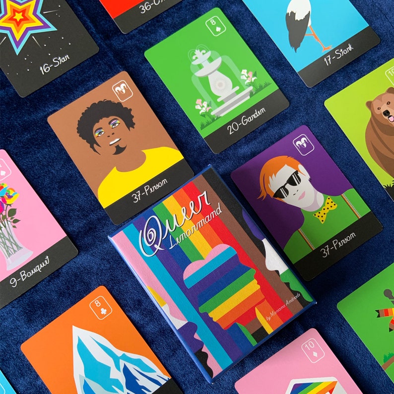 Queer Lenormand Deck Modern Design LGBTQIA With Diversity - Etsy UK