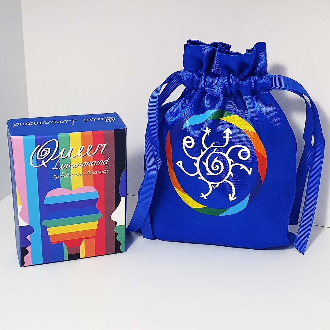 Queer Lenormand Deck, Modern Design, LGBTQIA+ Oracle Cards, Pouch Bag ...