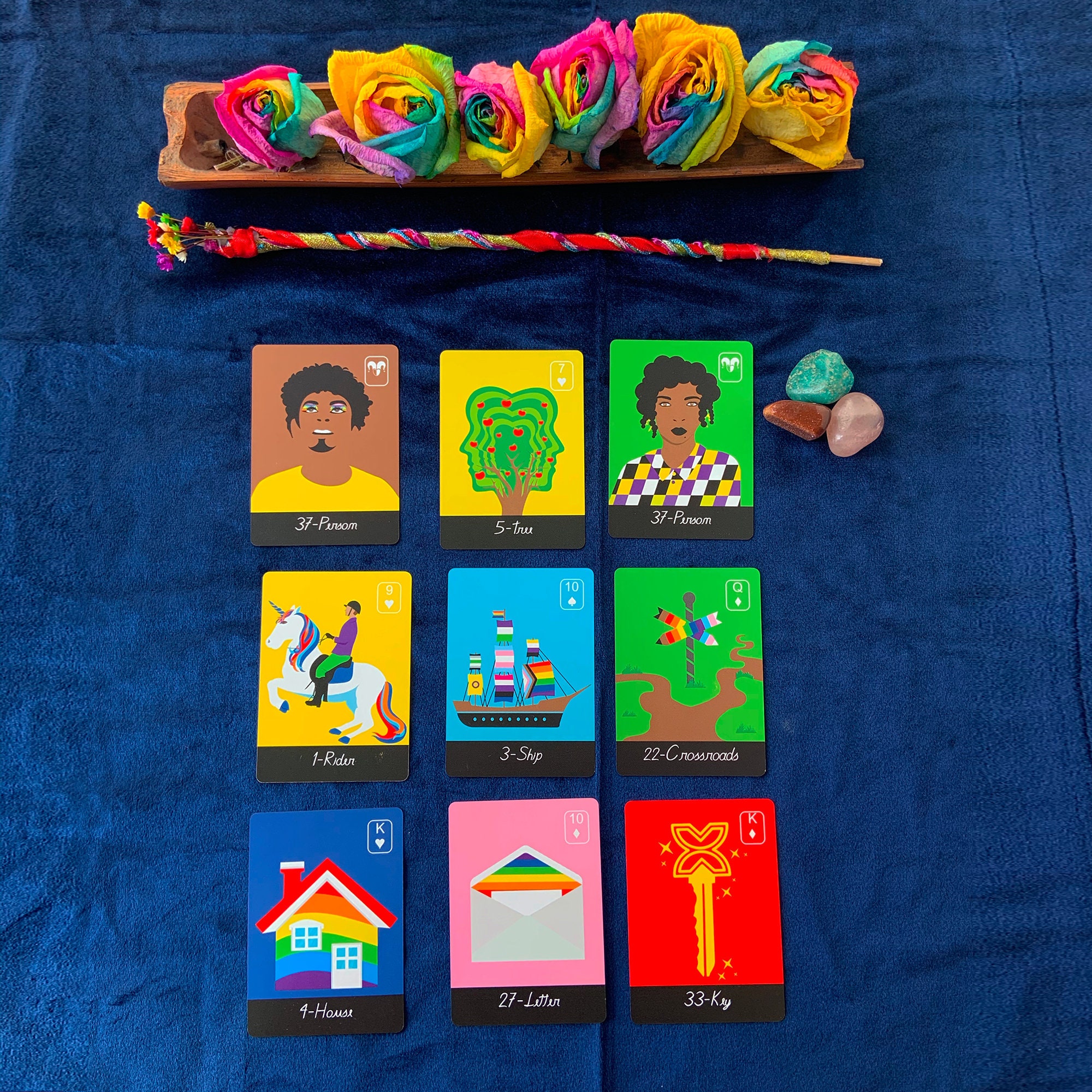 Queer Lenormand Deck Modern Design LGBTQIA With Diversity - Etsy UK
