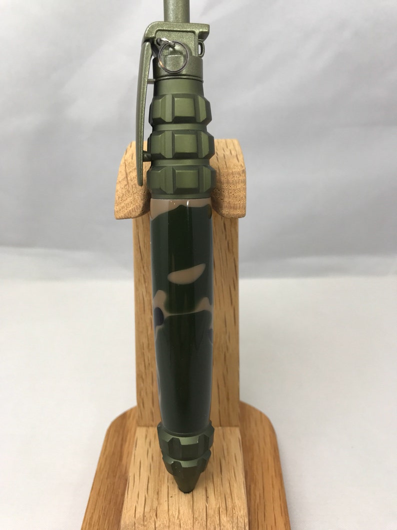 Grenade OD Green Click Pen - Etsy