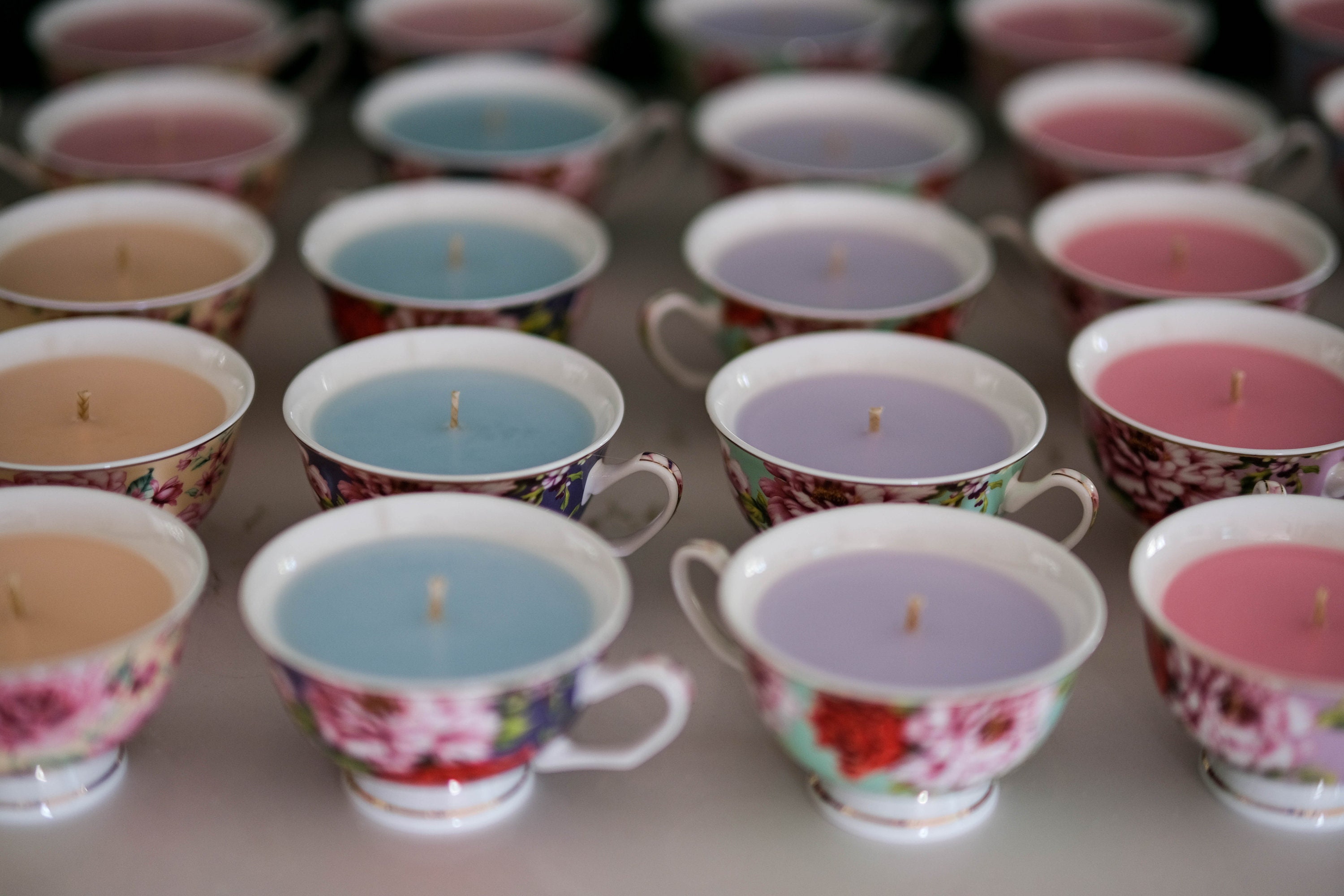 Teacup candles store