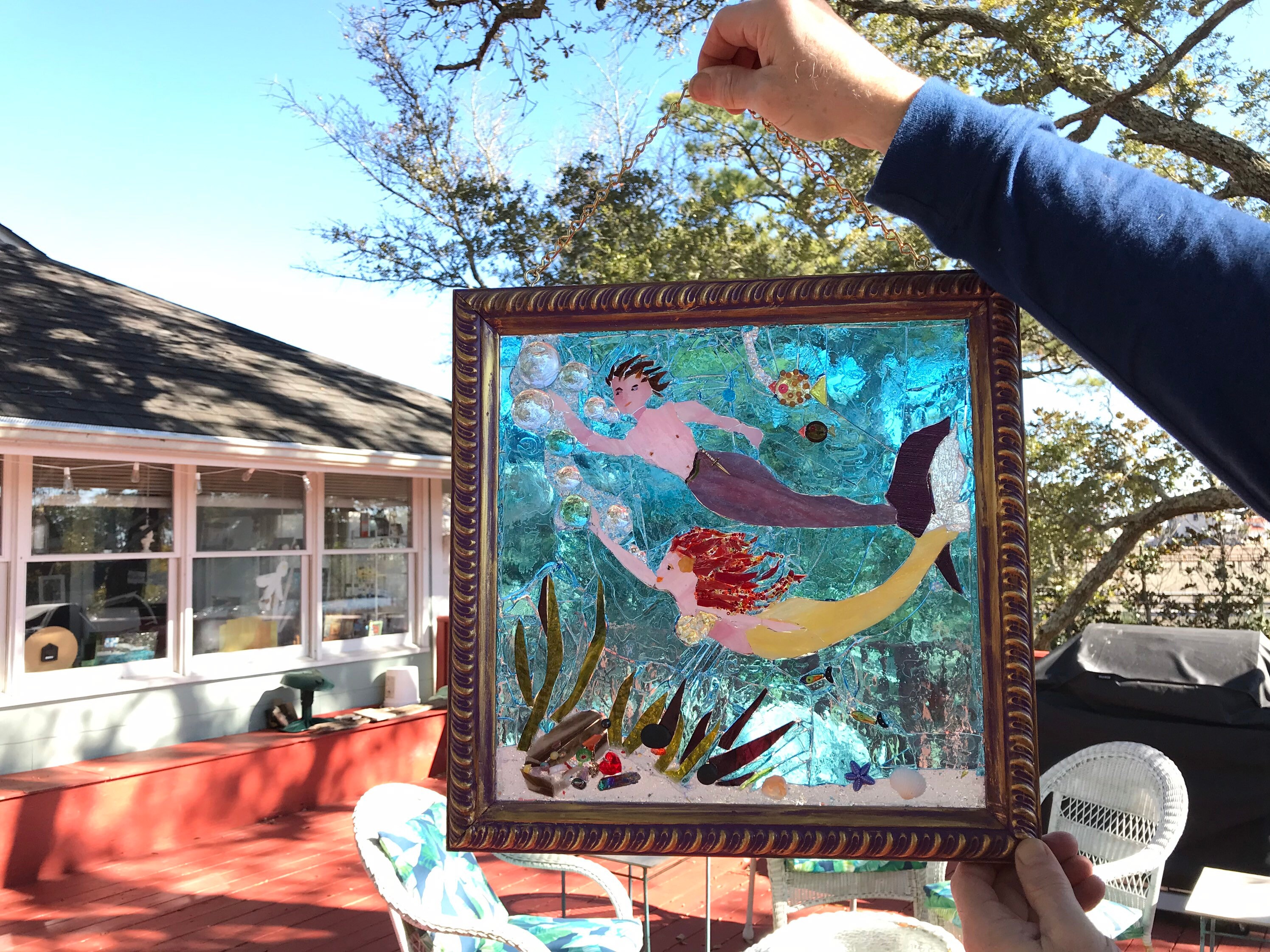 Mermaid & Merman Couple Bubble Play - Etsy