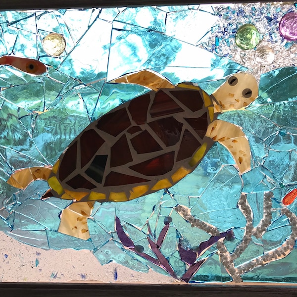 Sea Life Stained Glass - Etsy
