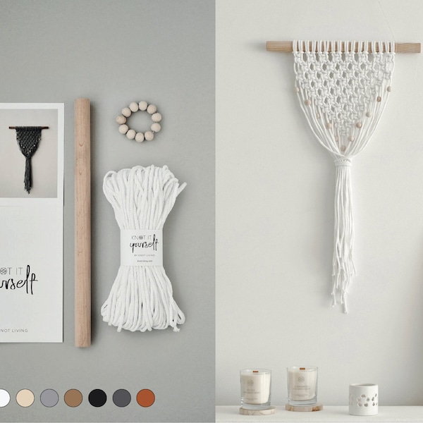 Macrame Wall Hanging Kit - Etsy