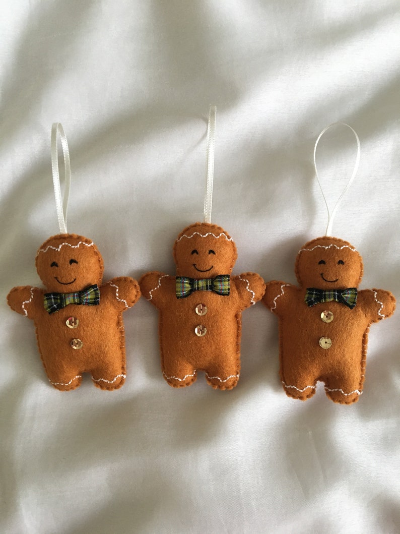 Gingerbread Man With Cornish Bow Tie - Etsy UK