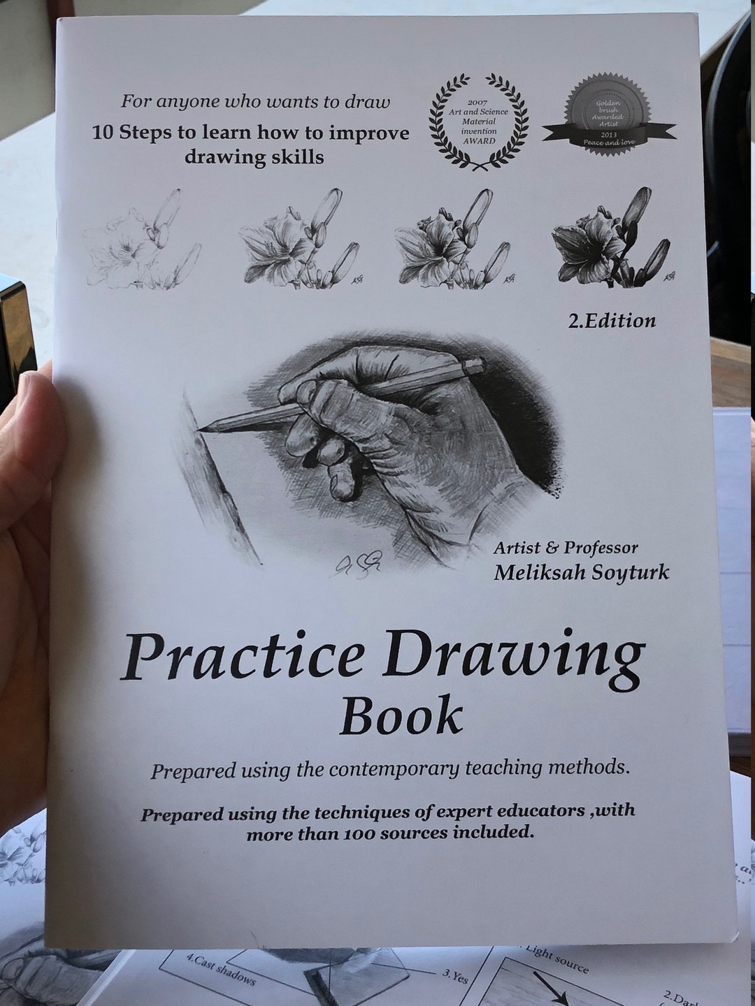 Practice Drawing Book, Special Handmade Binding by Artist Melixah - Etsy