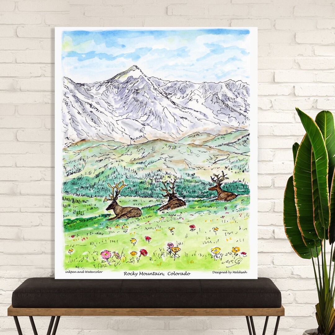 Colorado Art, Colorado Print, Colorado Art Print, Colorado Wall Art ...