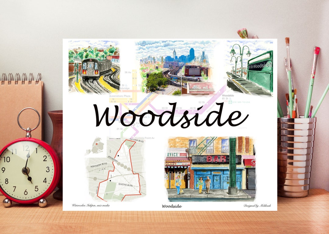 Beautiful Woodside,mix Media Queens and Woodside,neighbours New York ...