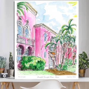 Miami Pink House, Karin Special, Artdeco Style, South Beach, Florida ...