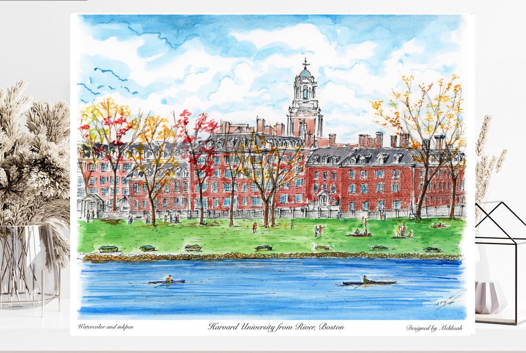Harvard University, Boston Print, Boston, Boston Wall Decor, Print for ...