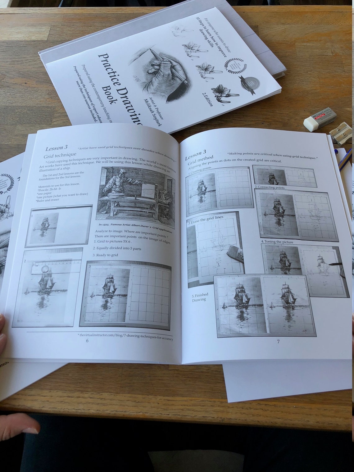 Practice Drawing Book, Special Handmade Binding by Artist Melixah - Etsy