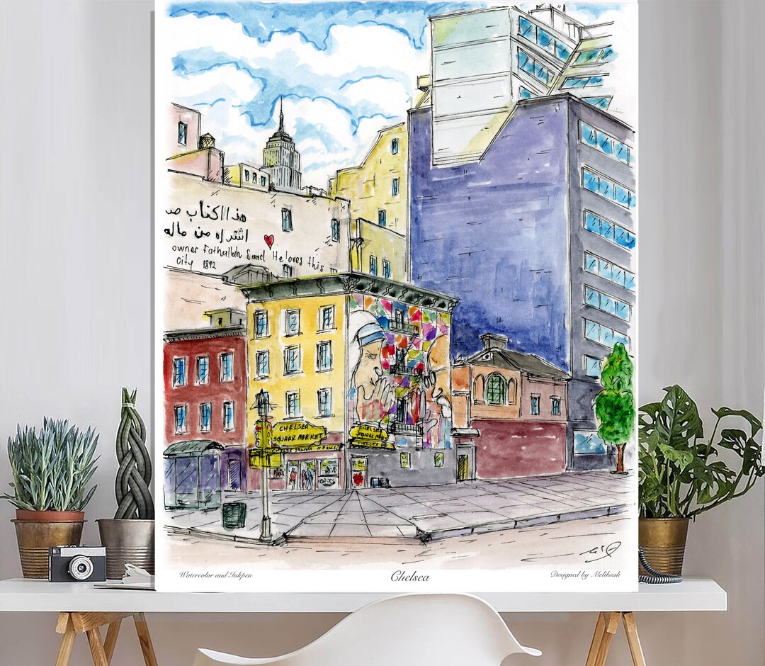 Chelsea, Center of Chelsea ,chelsea Square Market, New York City ...