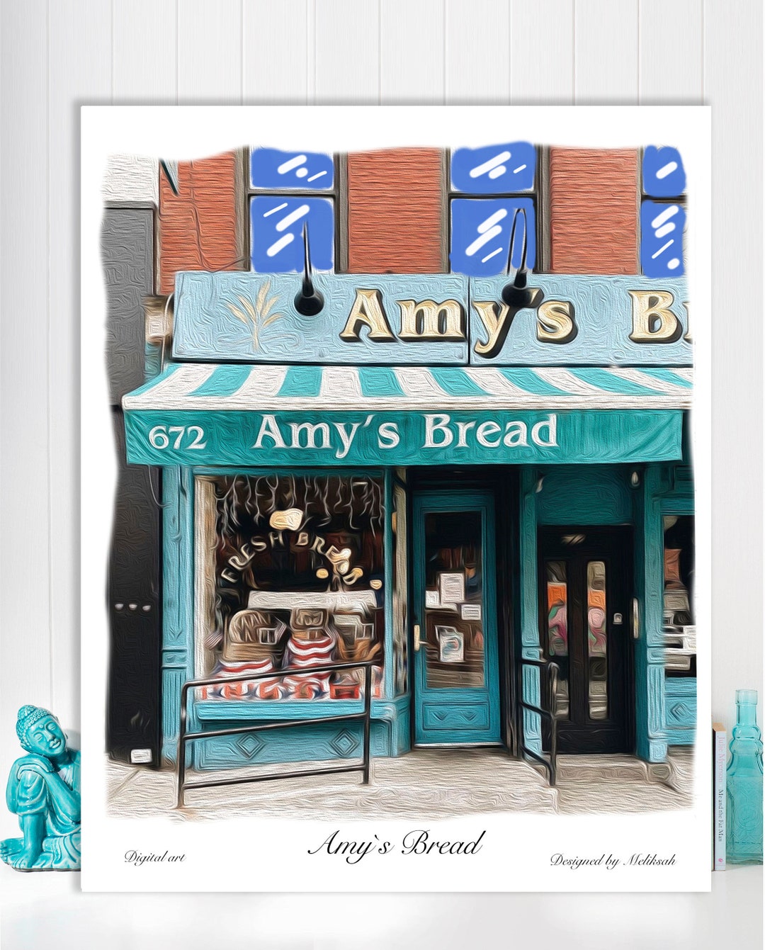 Amys Bread,amy's Bread,bakery New York,art Print Digital Art ,wall ...