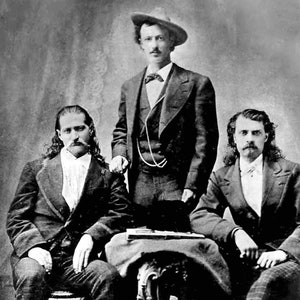 Wild Bill Hickok, Texas Jack Omohundro & Buffalo Bill Cody - 8X10 Photo ...