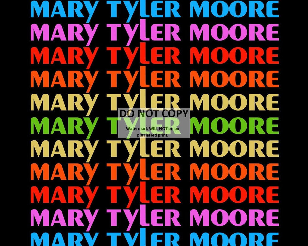 Iconic Title Card From "the Mary Tyler Moore Show"- 8X10 or 11X14 Photo ...