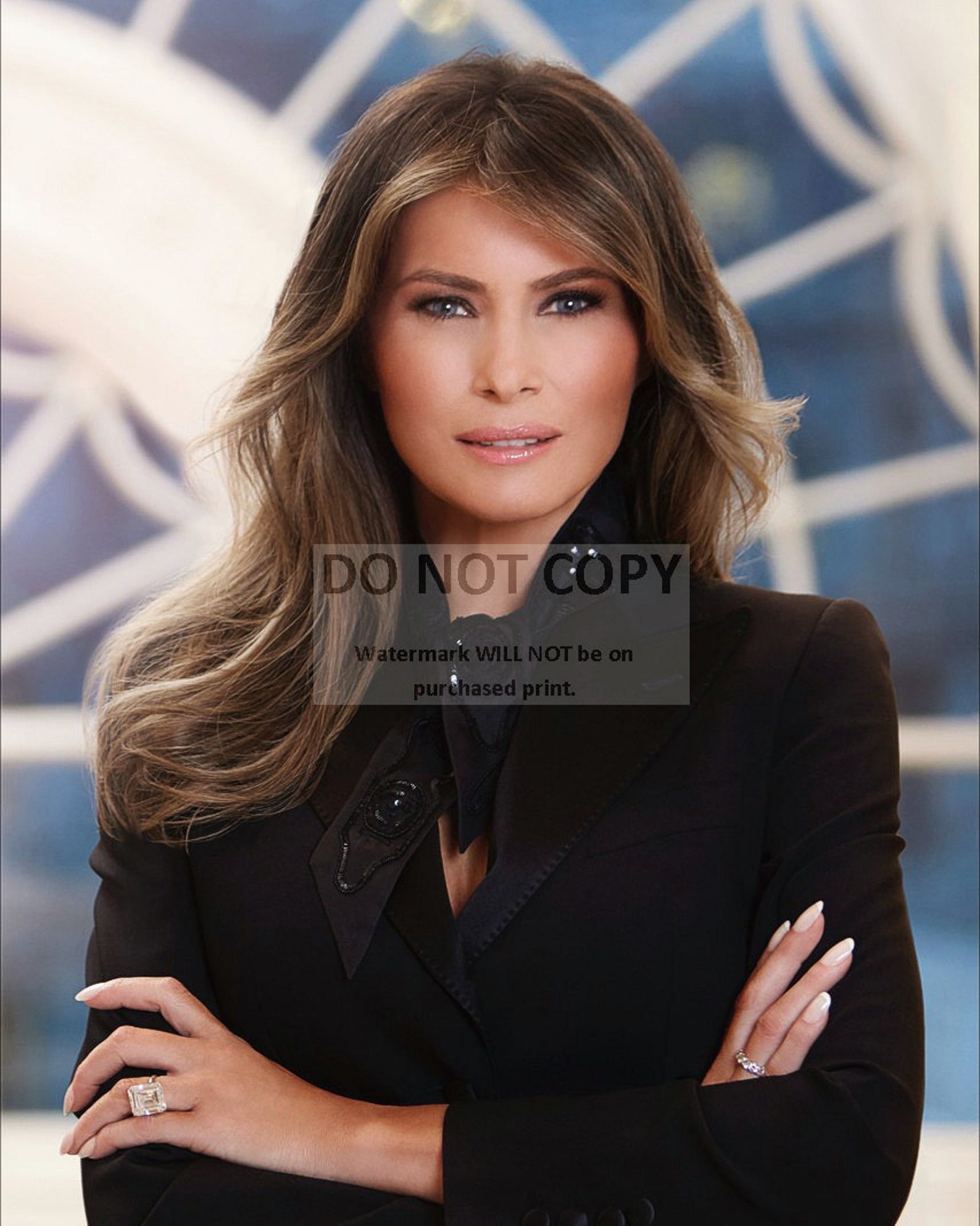 First Lady Melania Trump Official Portrait 5X7 or 8X10 Photo ZY-142 - Etsy