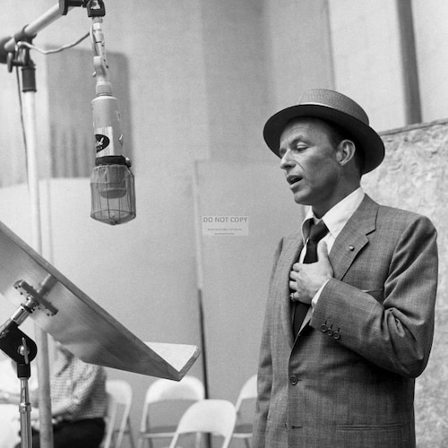 Frank Sinatra in the Capitol Recording Studio 8X10 or 11X14 | Etsy