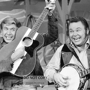 Buck Owens and Roy Clark as Hosts of the Television Show "hee-haw ...