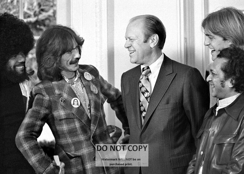 Gerald Ford, George Harrison, Ravi Shankar Photo Print - Etsy
