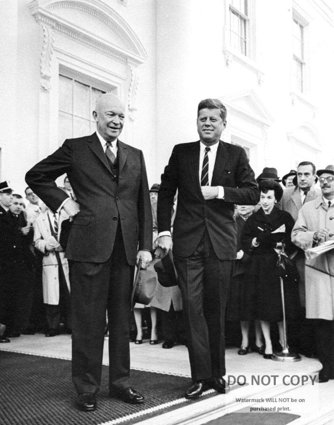 Eisenhower Meets Kennedy 1960 Photo: White House Portrait - Etsy