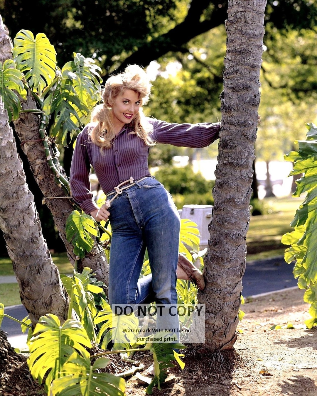 Donna Douglas as elly May Clampett in the Beverly Hillbillies 5X7, 8X10 or 11X14 Publicity Photo ...