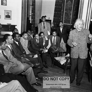 Albert Einstein Teaching Lincoln University Students in 1946 - 5X7 ...