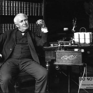 Thomas Alva Edison Inventor and Businessman - 5X7, 8X10 or 11X14 Photo ...