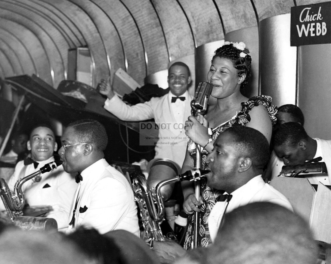 Ella Fitzgerald With Chick Webb's Band at the Savoy Ballroom in New ...