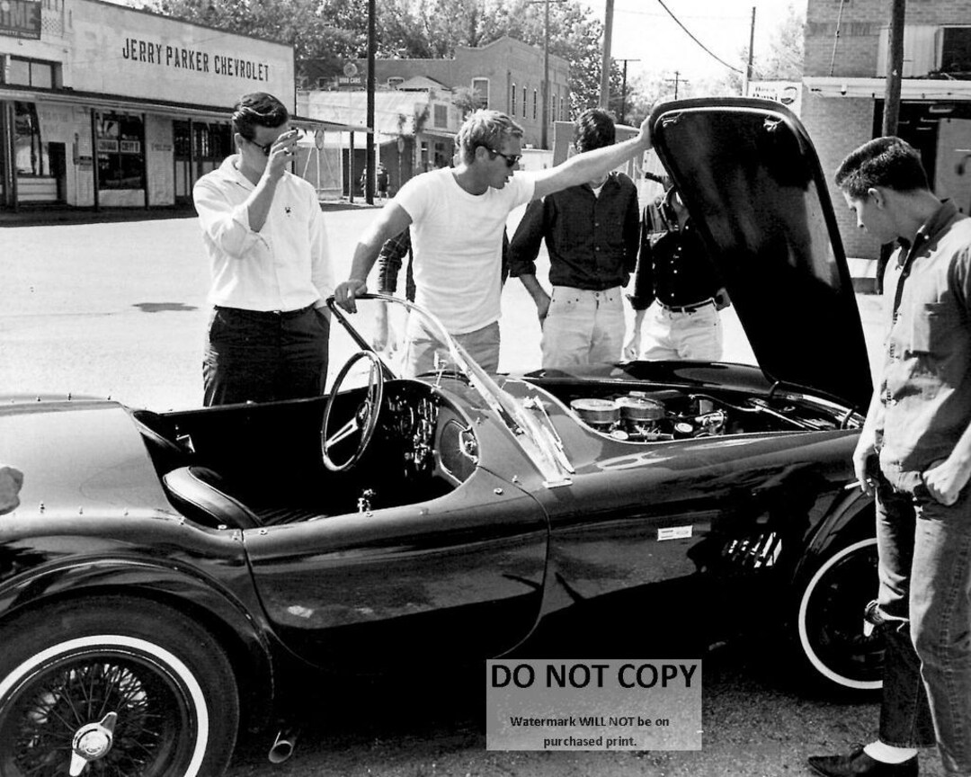 Steve Mcqueen Shelby Cobra 289 Roadster Photo: Automotive Art Print - Etsy
