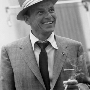 Frank Sinatra in the Capitol Recording Studio - 5X7, 8X10 or 11X14 ...
