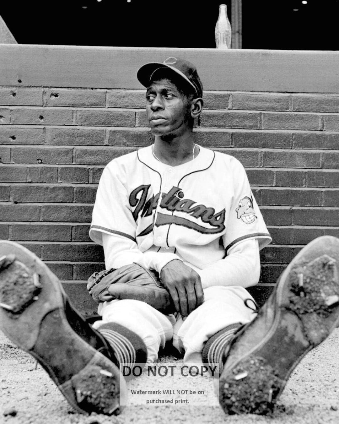 Satchel Paige Baseball Hall of Famer Cleveland Indians Pitcher - 8X10 ...