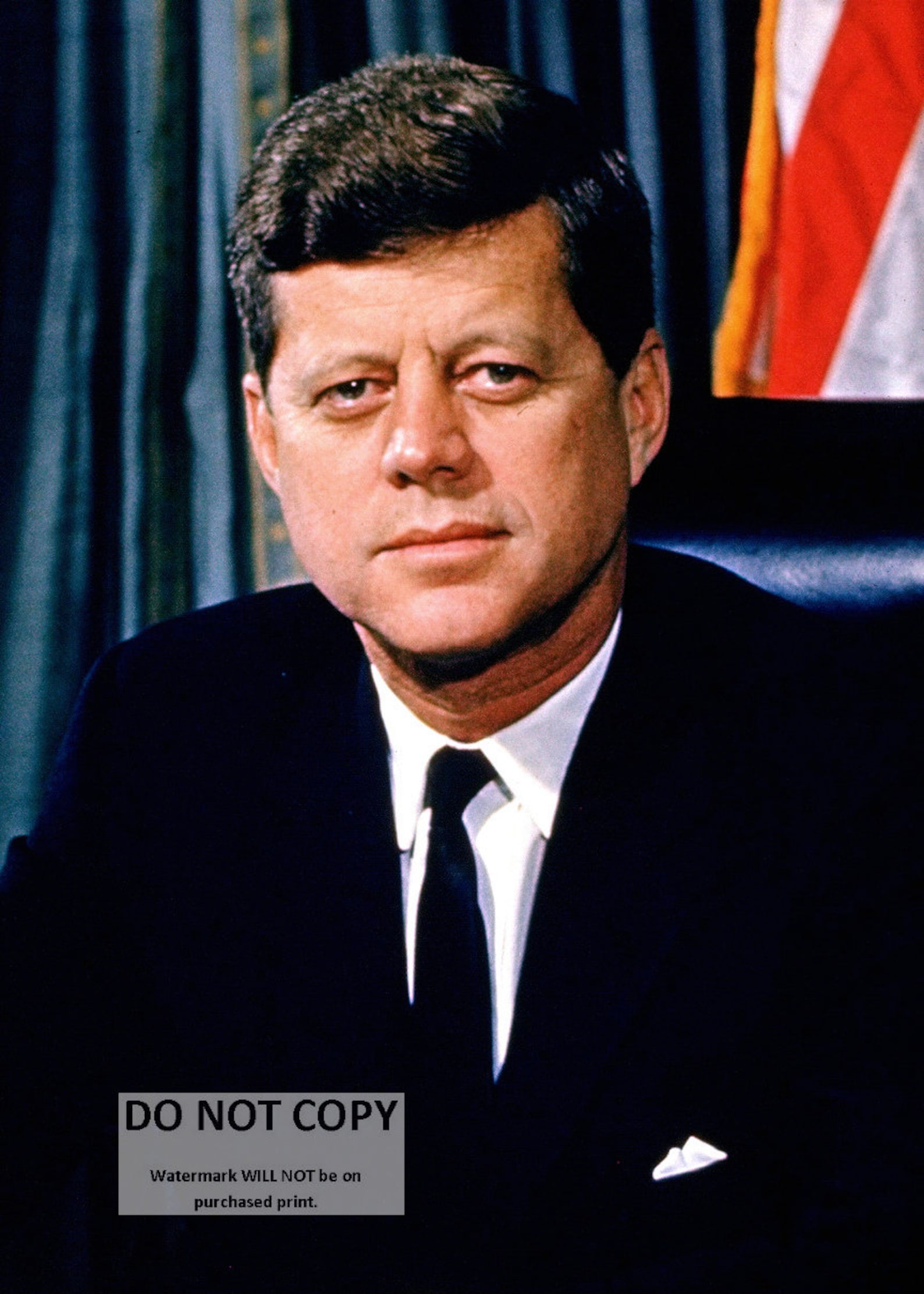 John F. Kennedy - 35th President of the United States - 5X7 or 8X10 ...