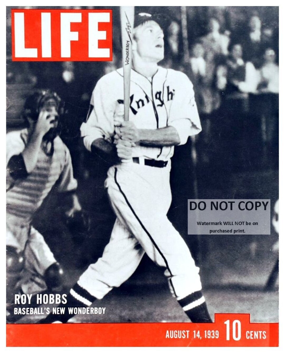 Robert Redford as Roy Hobbs - 1939 New York Knights Photo - Etsy