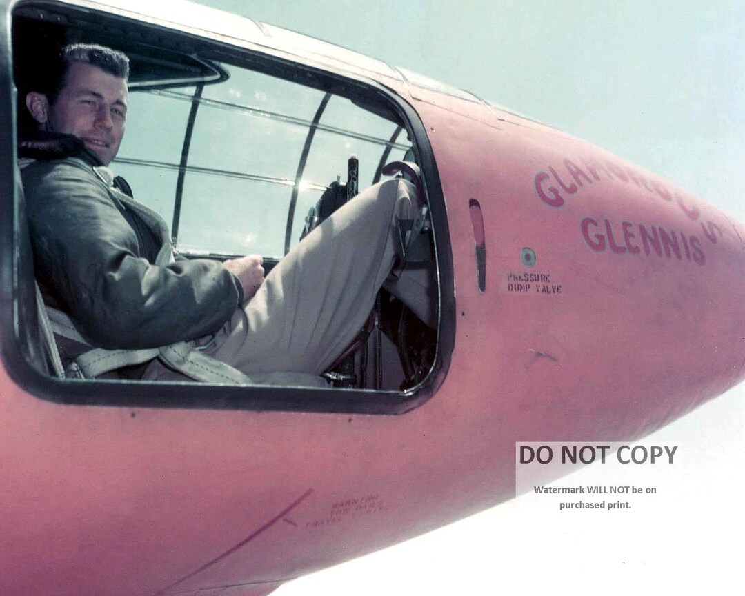 Chuck Yeager 'glamorous Glennis' Bell X-1 Photo Print - Etsy