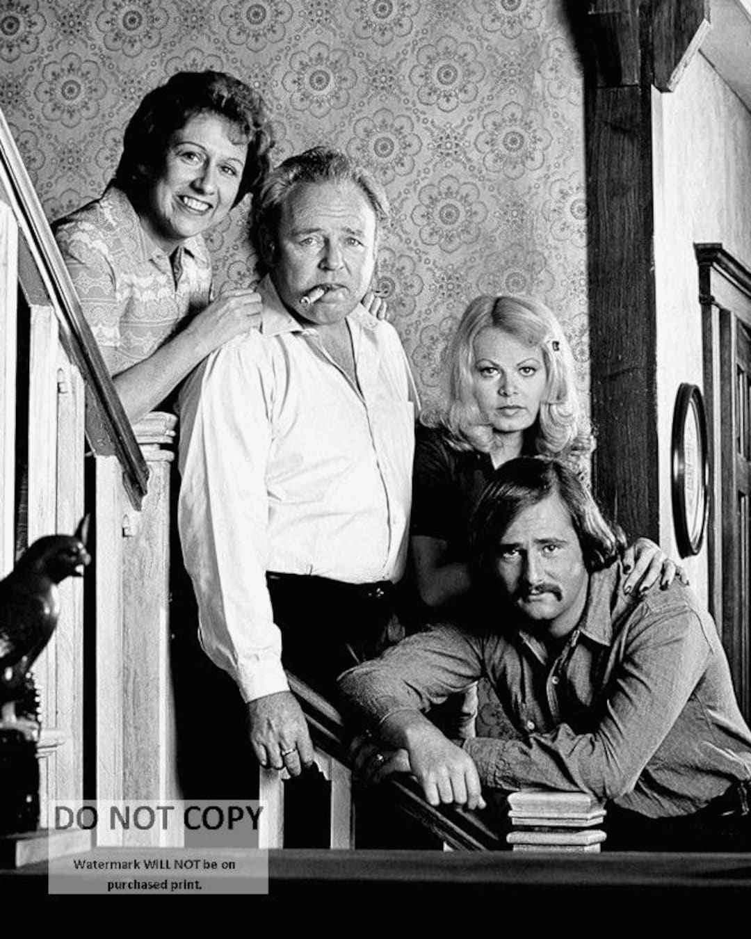 Cast From all in the Family Television Sitcom Archie Bunker 5X7 or 8X10 ...