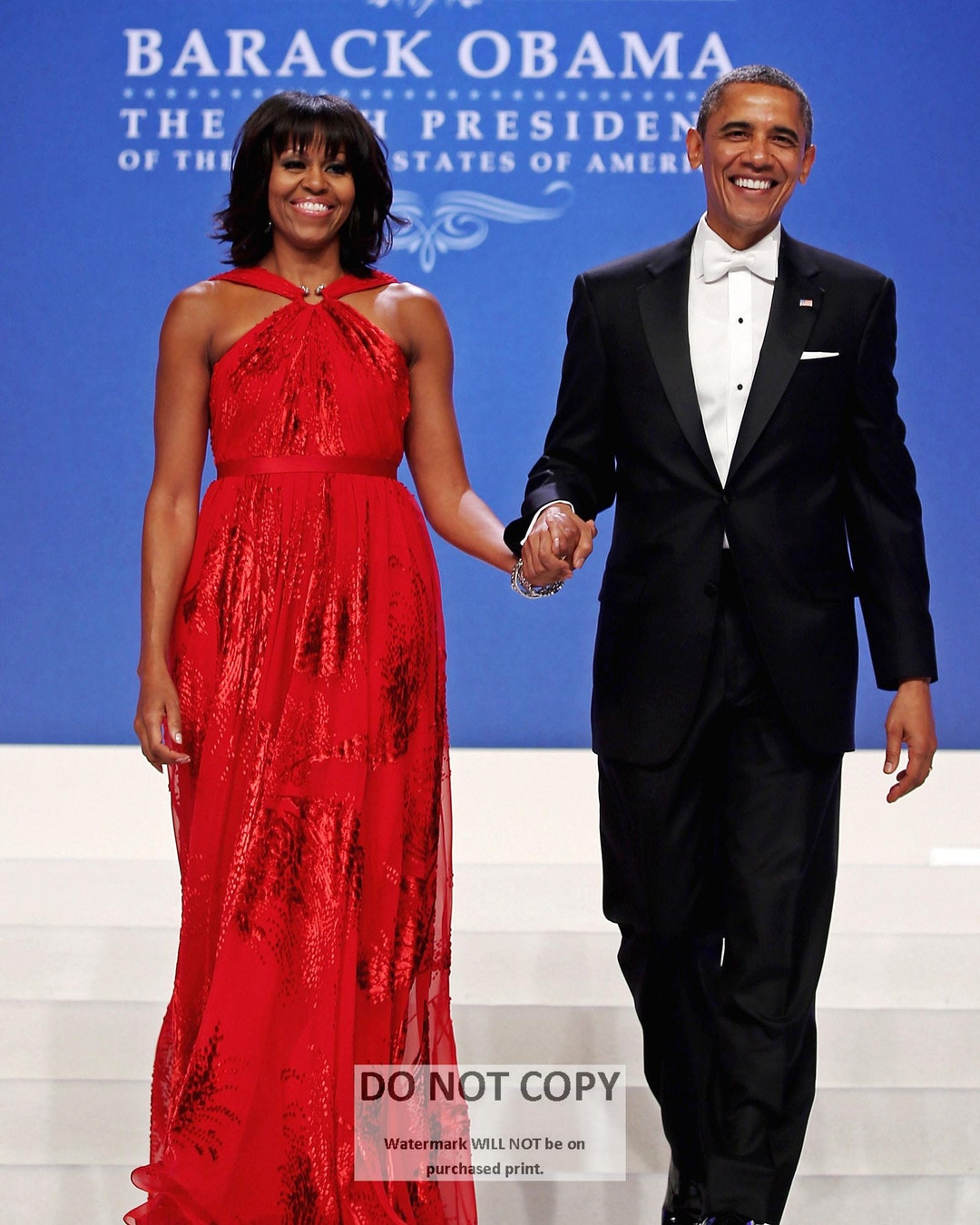 Obama's Inaugural Ball Photo: Barack & Michelle Obama Print - Etsy