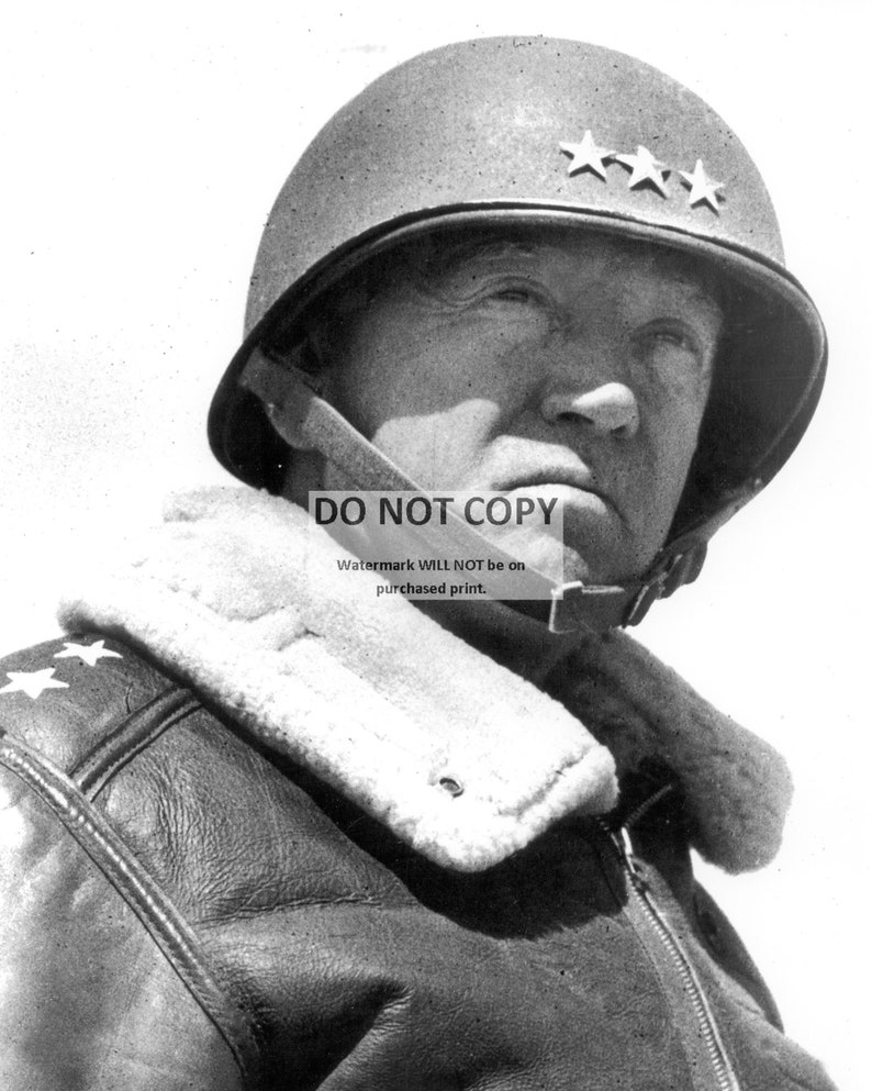 U.S. Army General George S. Patton 5X7 8X10 or 11X14 Photo - Etsy