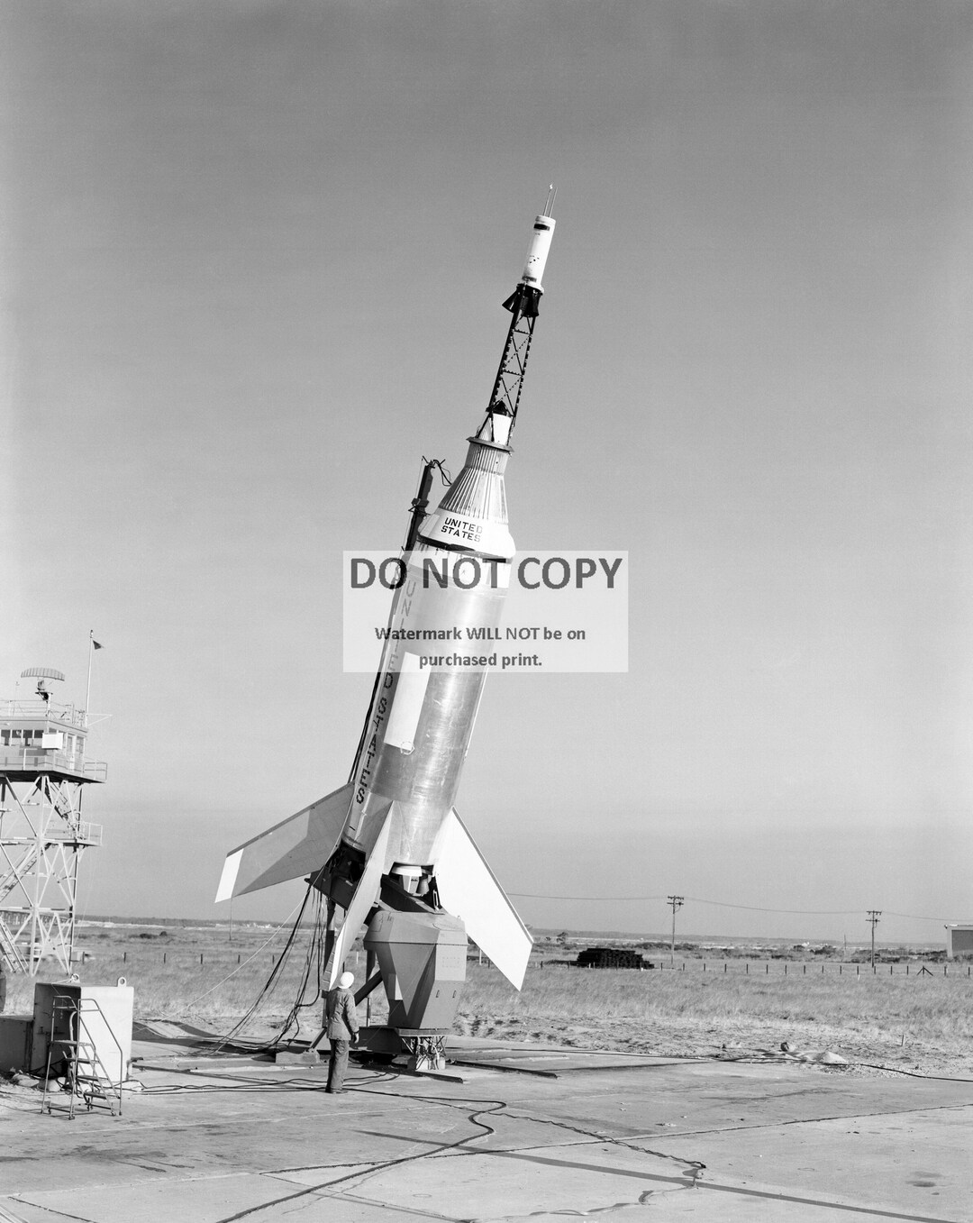 Little Joe Rocket Ready for Launch at Wallops Island 5X7, 8X10 or 11X14 ...