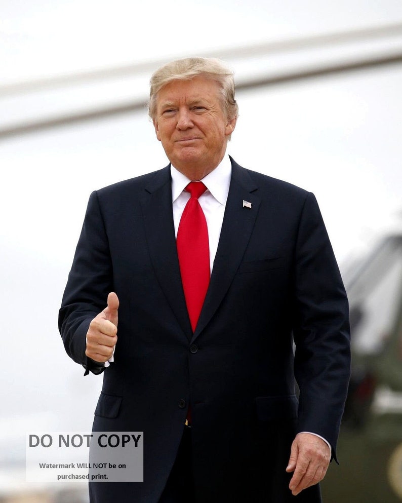 Donald J. Trump 45th President of the United States - 5X7, 8X10 or ...