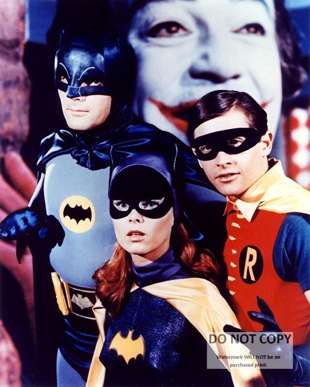 Adam West Batman, Burt Ward Robin & Yvonne Craig Batgirl - ABC TV Photo ...