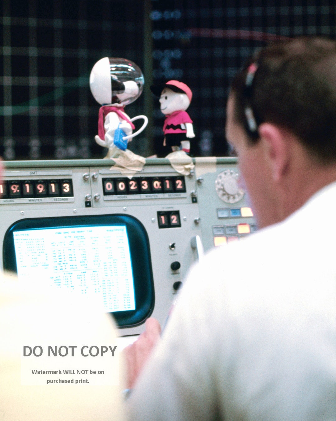 Snoopy and Charlie Brown Apollo 10 Mission Control NASA Photo - Etsy