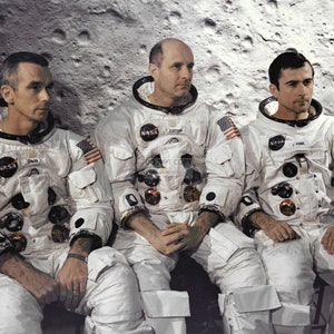 Apollo 10 Crew Portrait Gene Cernan Tom Stafford & John - Etsy