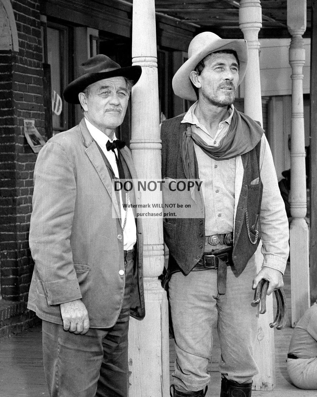 Ken Curtis and Milburn Stone in gunsmoke 5X7, 8X10 or 11X14 Publicity ...