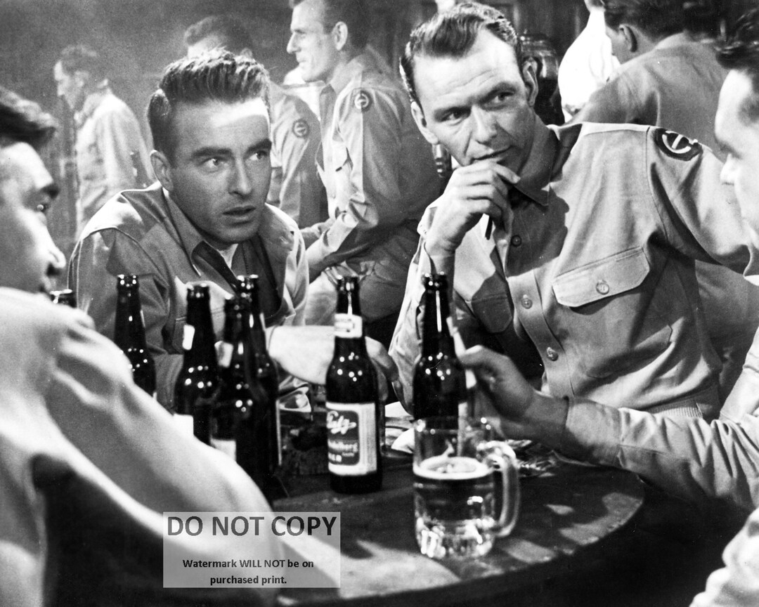 Frank Sinatra & Montgomery Clift - From Here to Eternity - Photo Print ...