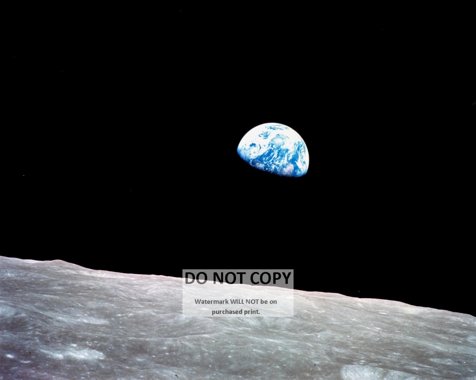 Apollo 8 Earthrise Photo: NASA Space Print by Bill Anders - Etsy