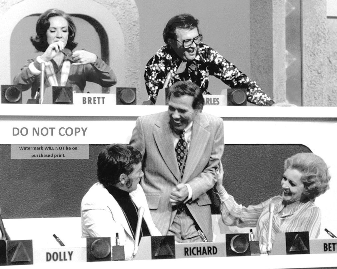 Gene Rayburn, Richard Dawson, Charles Nelson Reilly, Brett Somers and ...