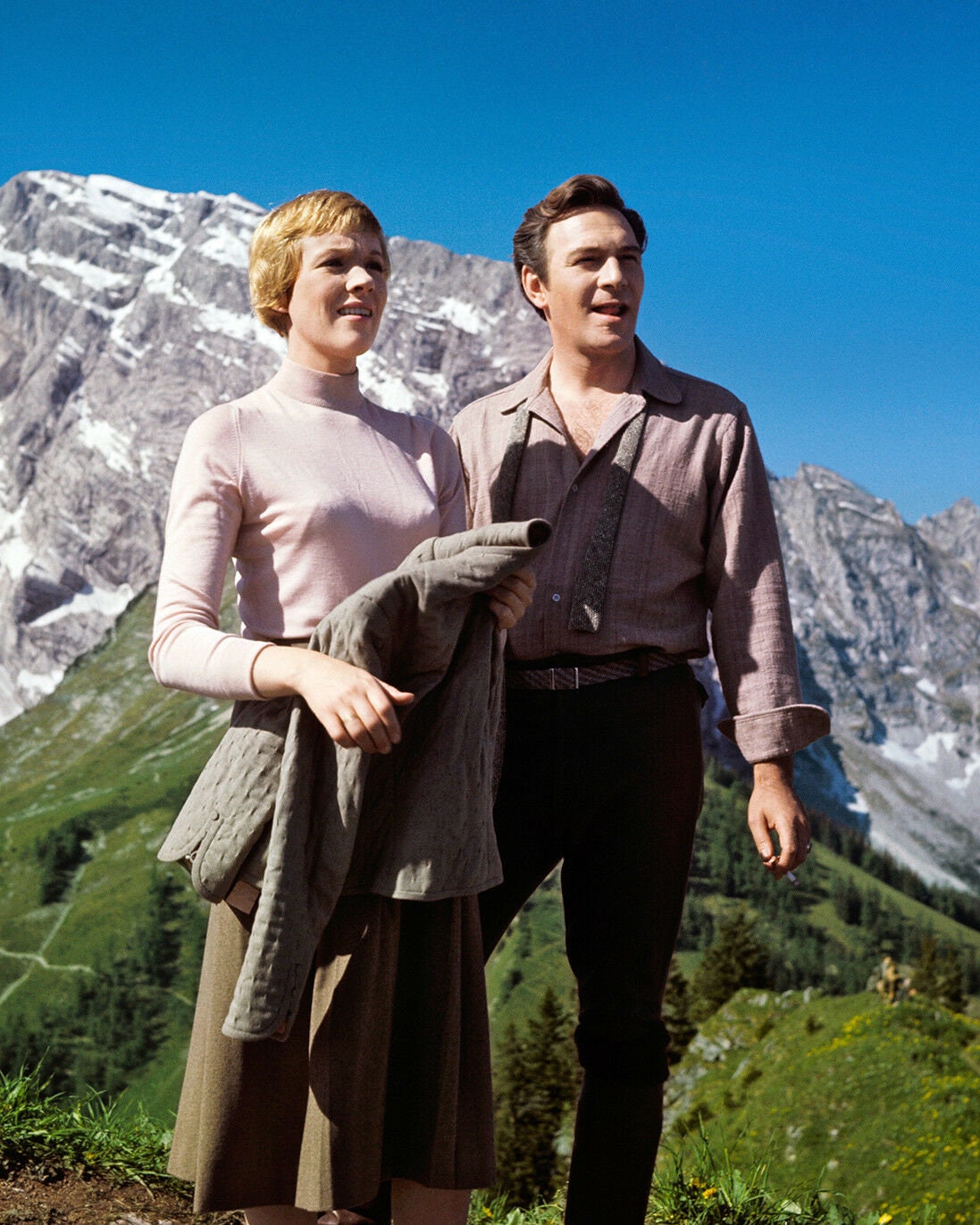 Julie Andrews as Maria Von Trapp & Christopher | Etsy